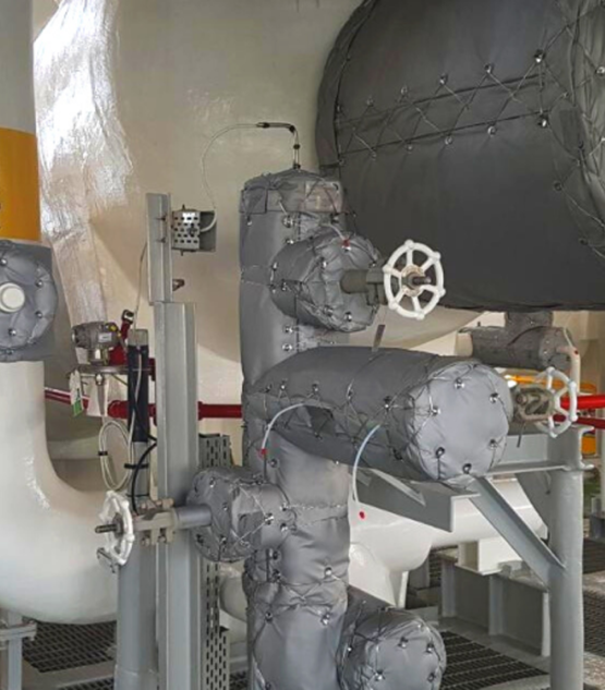 ContraFlex® PFP jackets fitted over cryogel material for cold ...