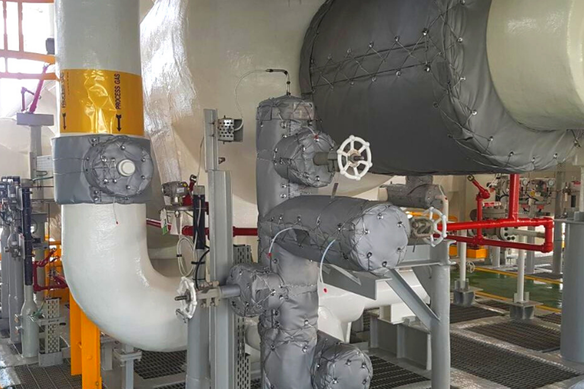 ContraFlex® PFP jackets fitted over cryogel material for cold ...