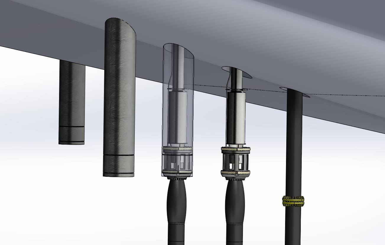 Water intake risers - AIS