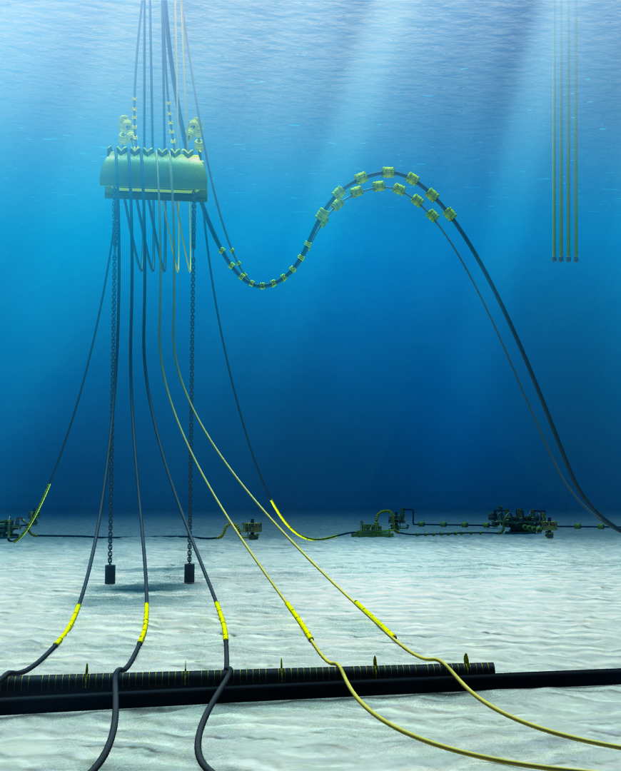 Steel lazy wave risers - AIS